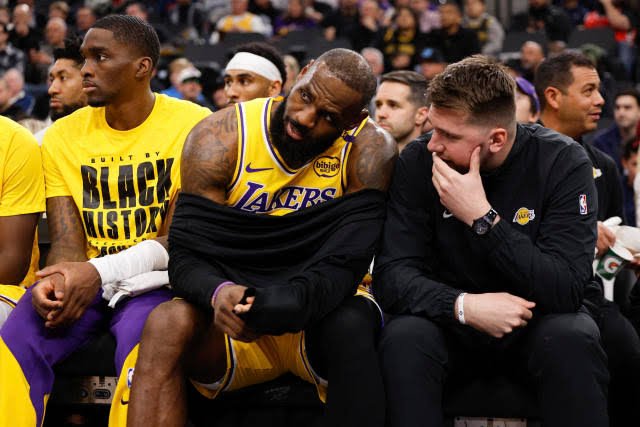 Luka Doncic discuss his future in Los Angeles Lakers after Lakers Power forward LeBron James ...