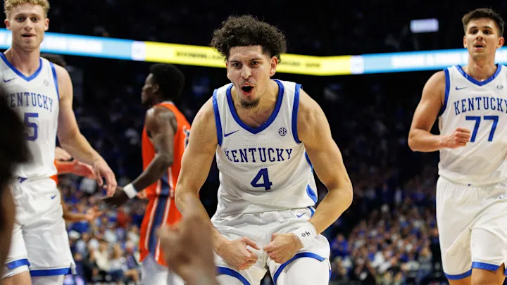 Koby Brea , the shooting guard of the University of Kentucky wildcats ...